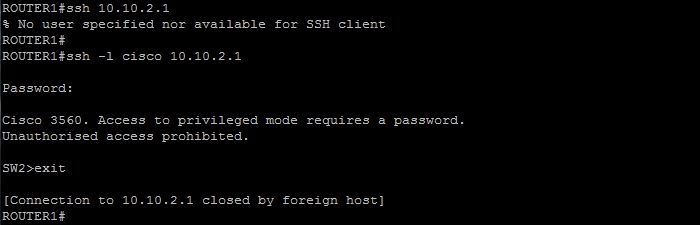 No User Specified Nor Avialble For SSH Client TechExams Community