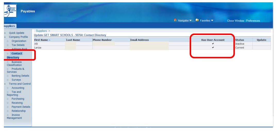 How To Find Out If A Supplier Has An ISupplier Account In 11i Oracle Mosc
