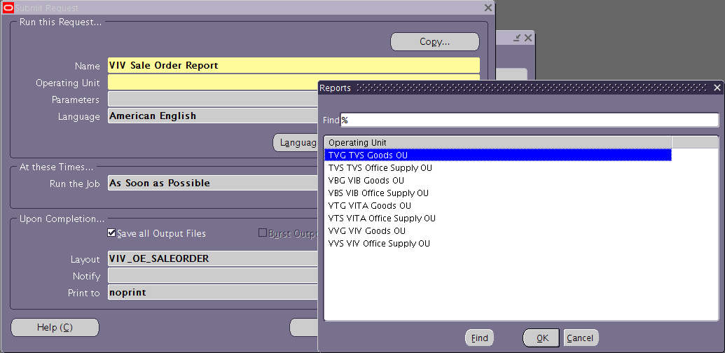 How To Read Correct ORG ID From Run Submit Request Oracle Mosc