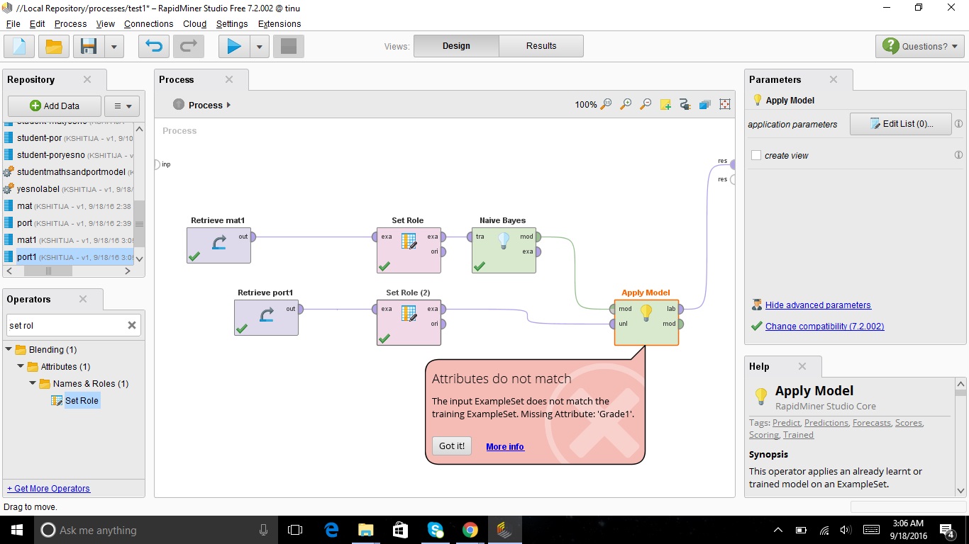 NAive Bayes Apply Model Altair Community