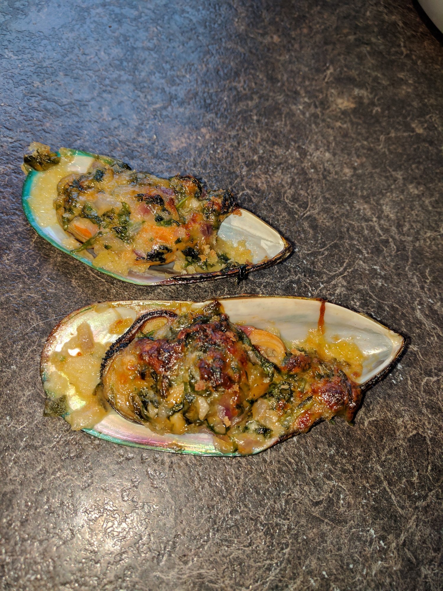 Some bad pics of mussels cooked — Big Green Egg Forum