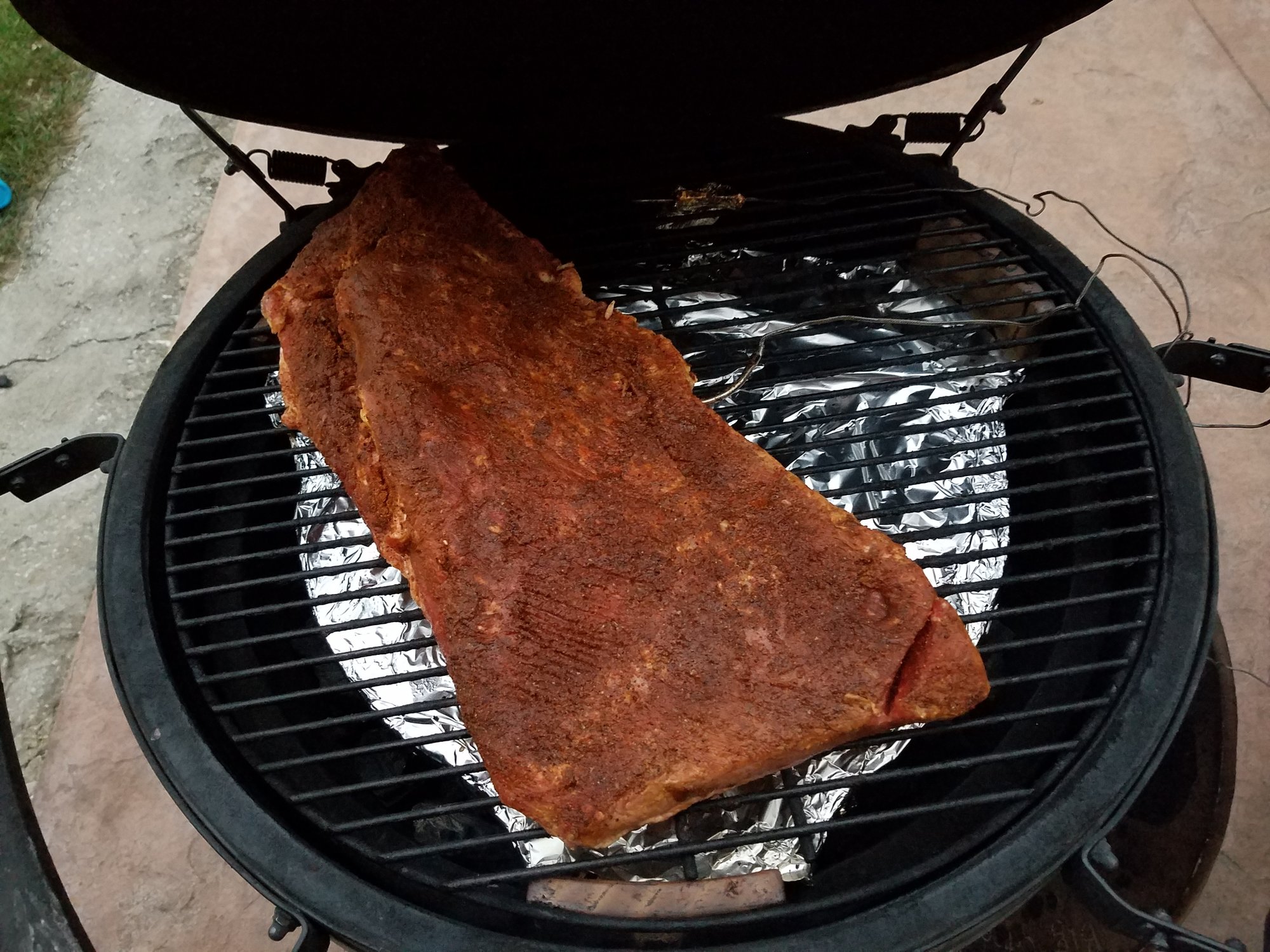 Start of a Large Cook for Family Reunion — Big Green Egg Forum