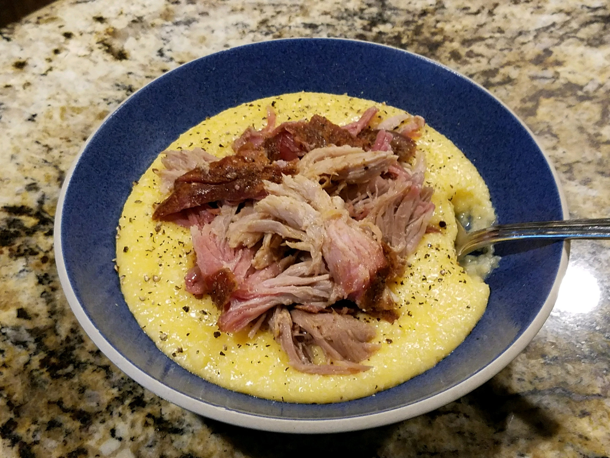 Pork Shoulder & Cheese Grits — Big Green Egg Forum