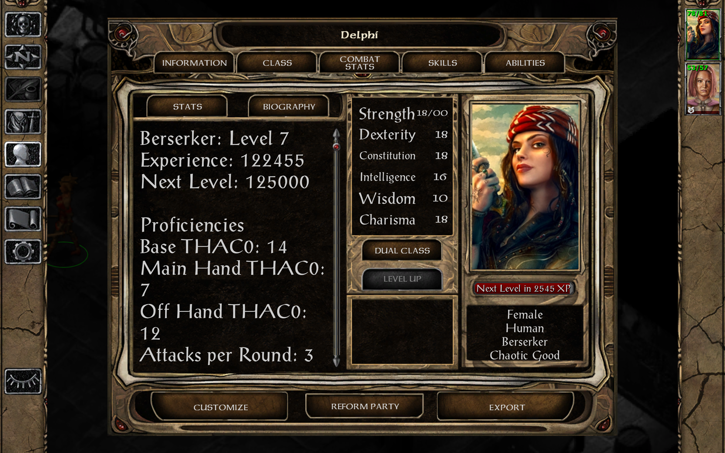 What's your personal best stat roll? — Beamdog Forums