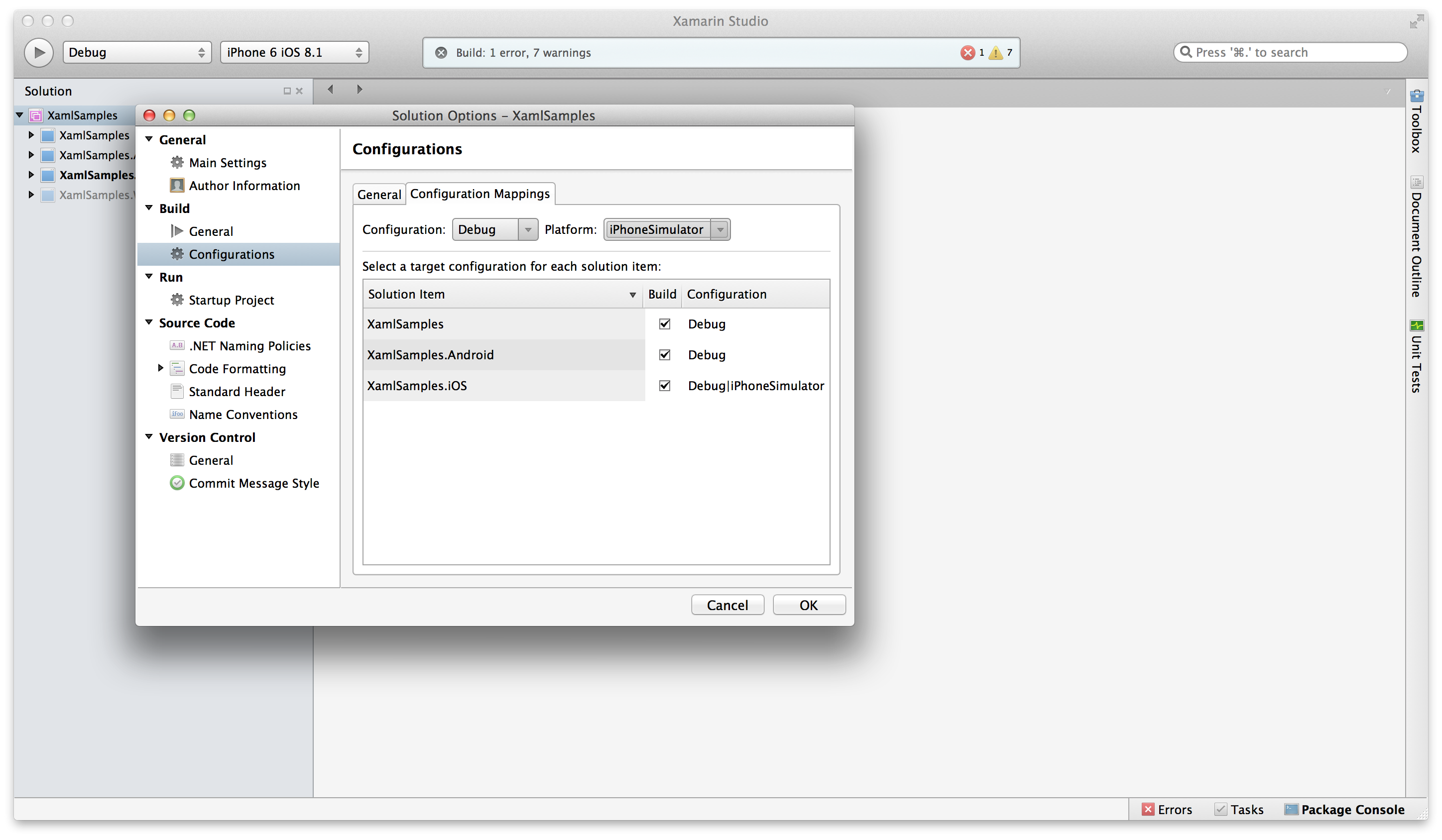 'OutputPath' property is not set for this project - XamlSamples ...