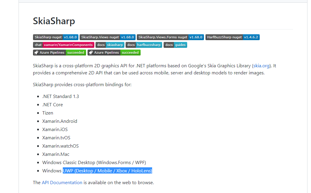 Does Skiasharp Support Uwp — Xamarin Community Forums