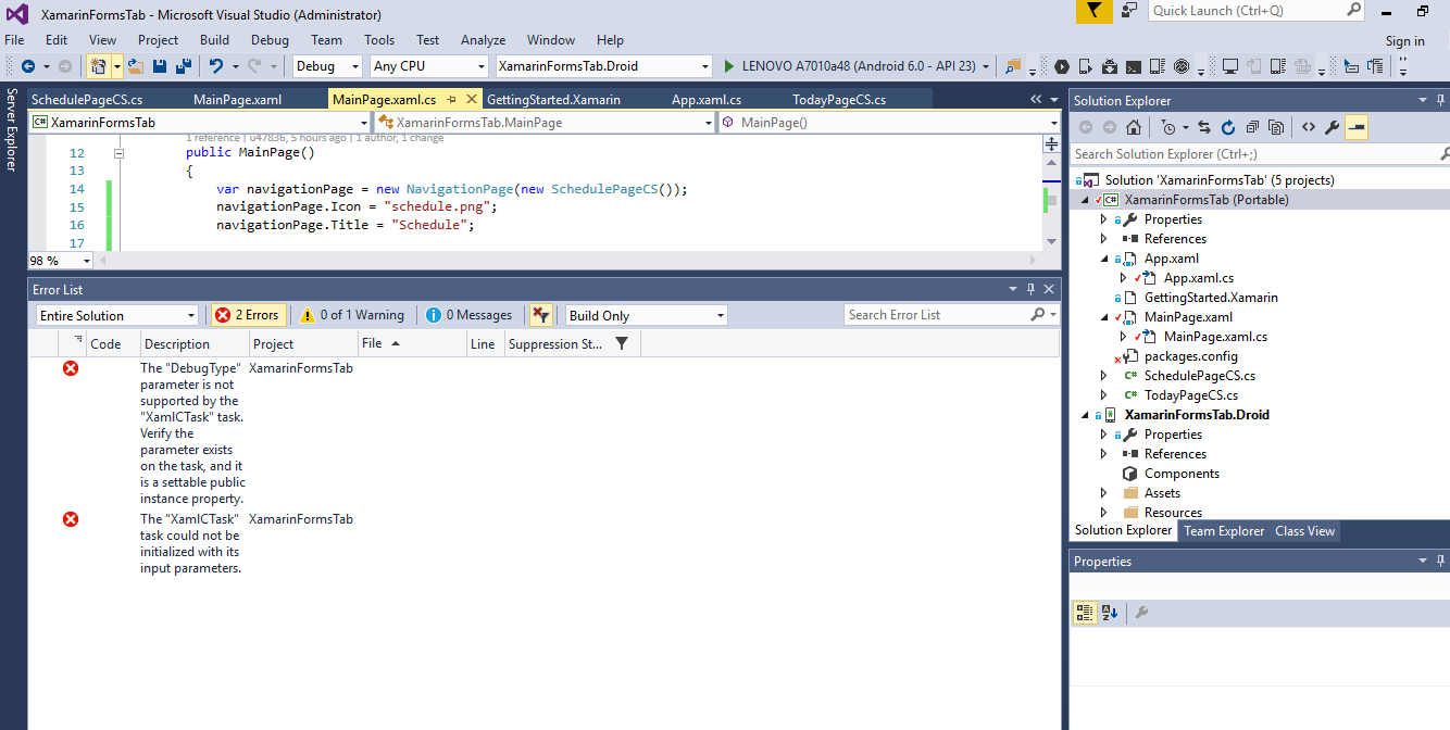 How to create Tabbed Page in Xamarin forms? — Xamarin Community Forums
