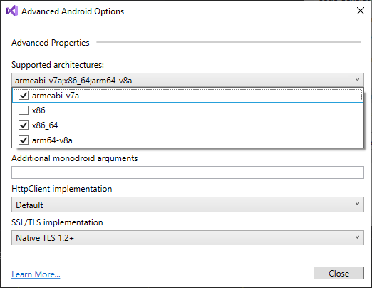 Arm64 V8a Architecture Not Supported — Xamarin Community Forums 0311