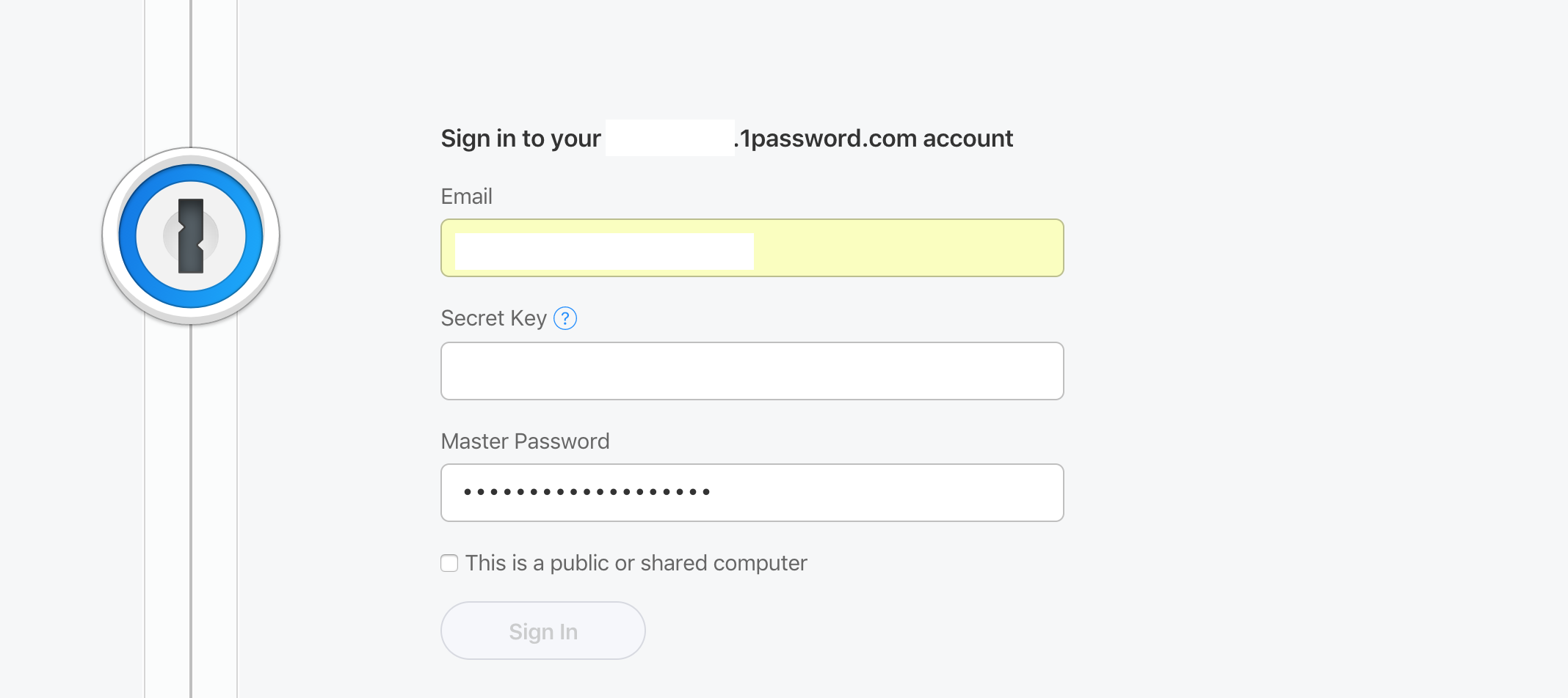 Missing Secret Key Cant Login 1Password Community Missing Secret Key Cant Login 1Password Community