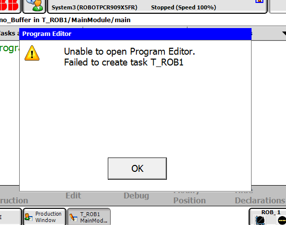 Unable To Open Program Editor ABB Robotics User Forums