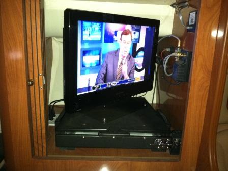 Television upgrade — Rinker Boat Company
