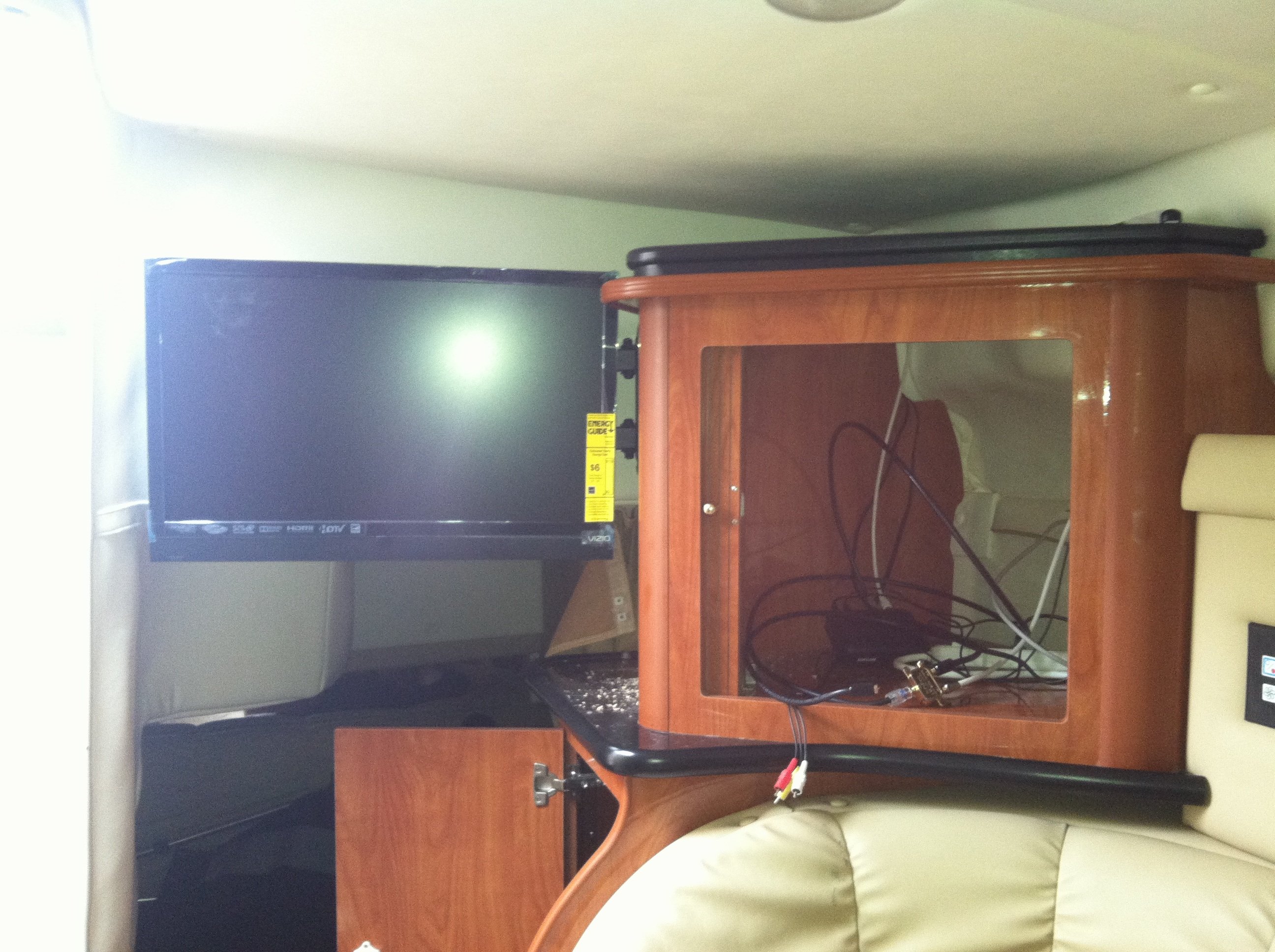 Television upgrade — Rinker Boat Company
