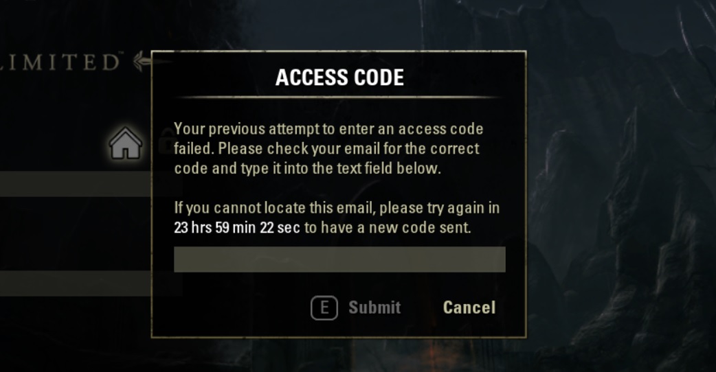 Not receiving emails — Elder Scrolls Online