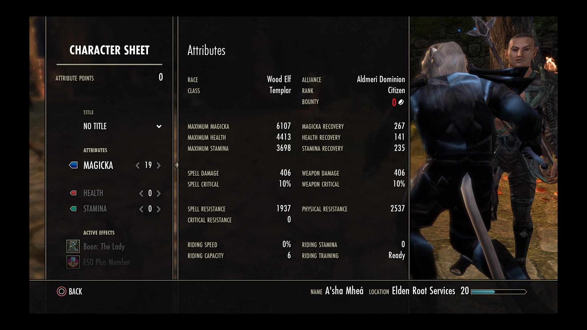 Character Restoration — Elder Scrolls Online