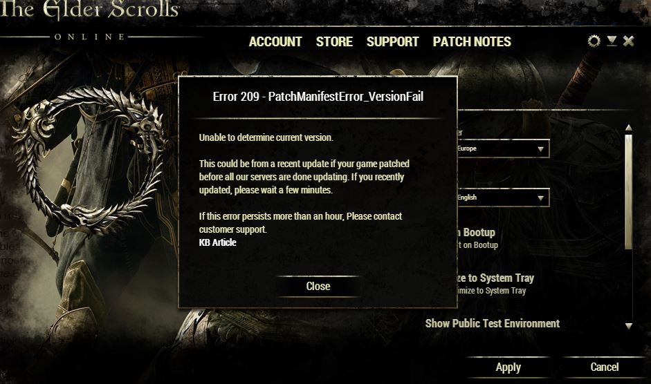 since todays patch — Elder Scrolls Online