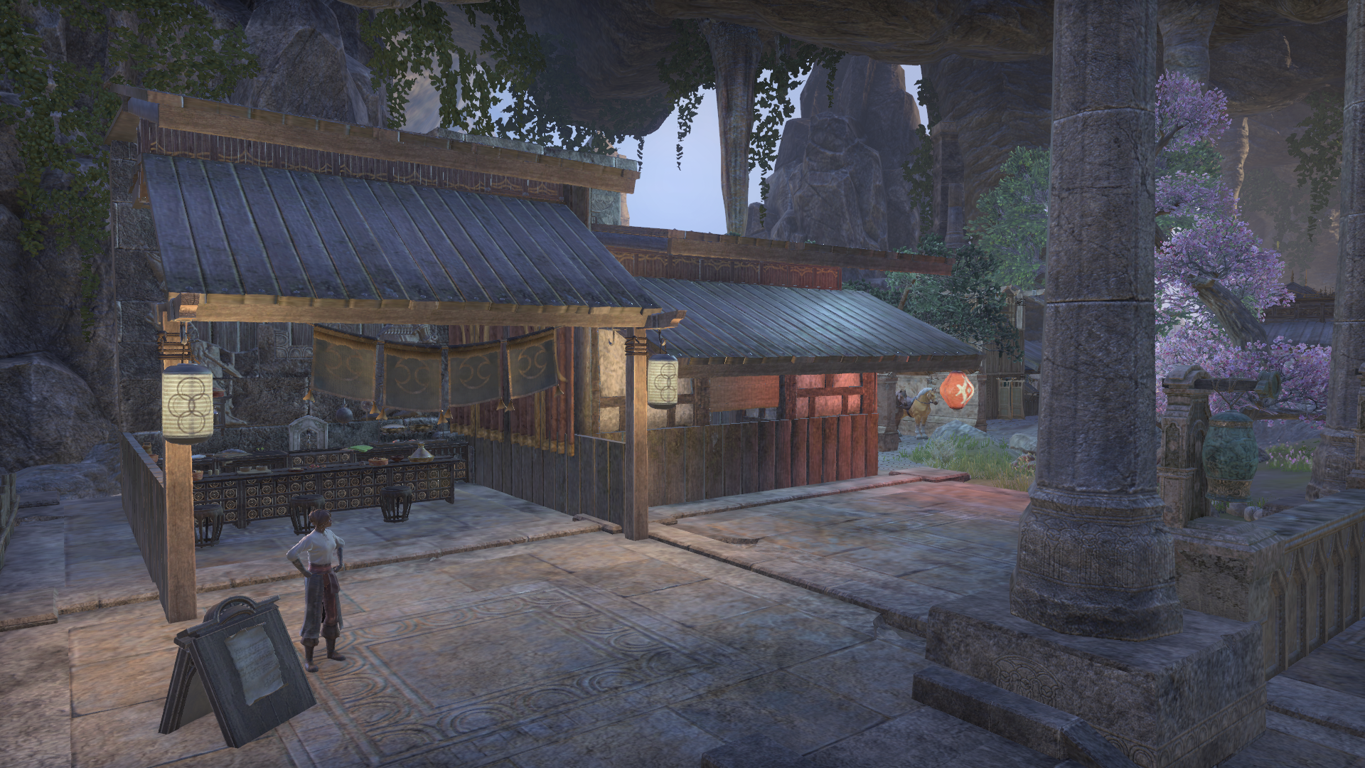 Earthtear Shrine and village: custom housing build — Elder Scrolls Online