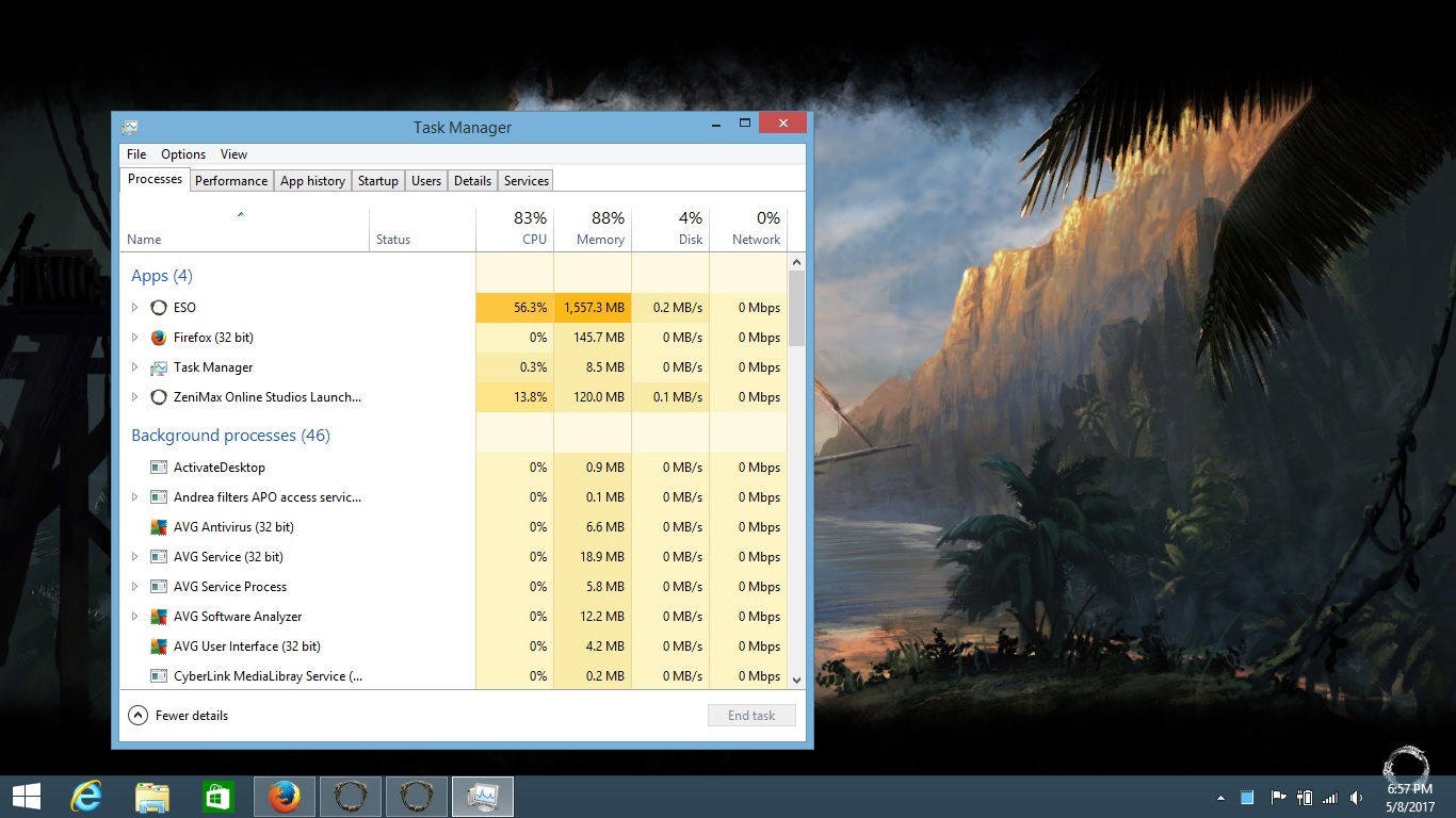 Never Ending loading screen/memory leak... — Elder Scrolls Online