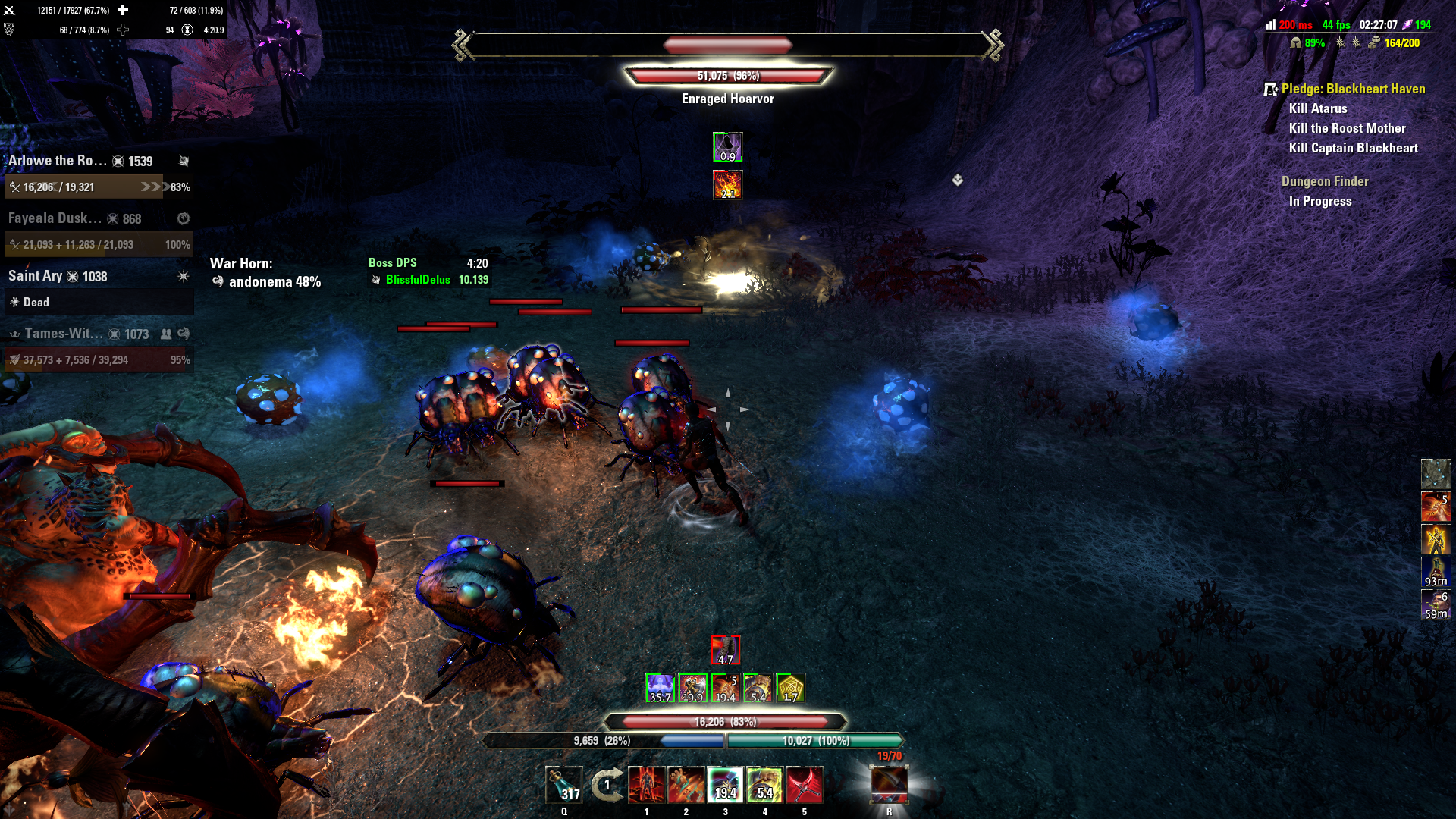 Hoarvors in the Velidreth arena! — Elder Scrolls Online