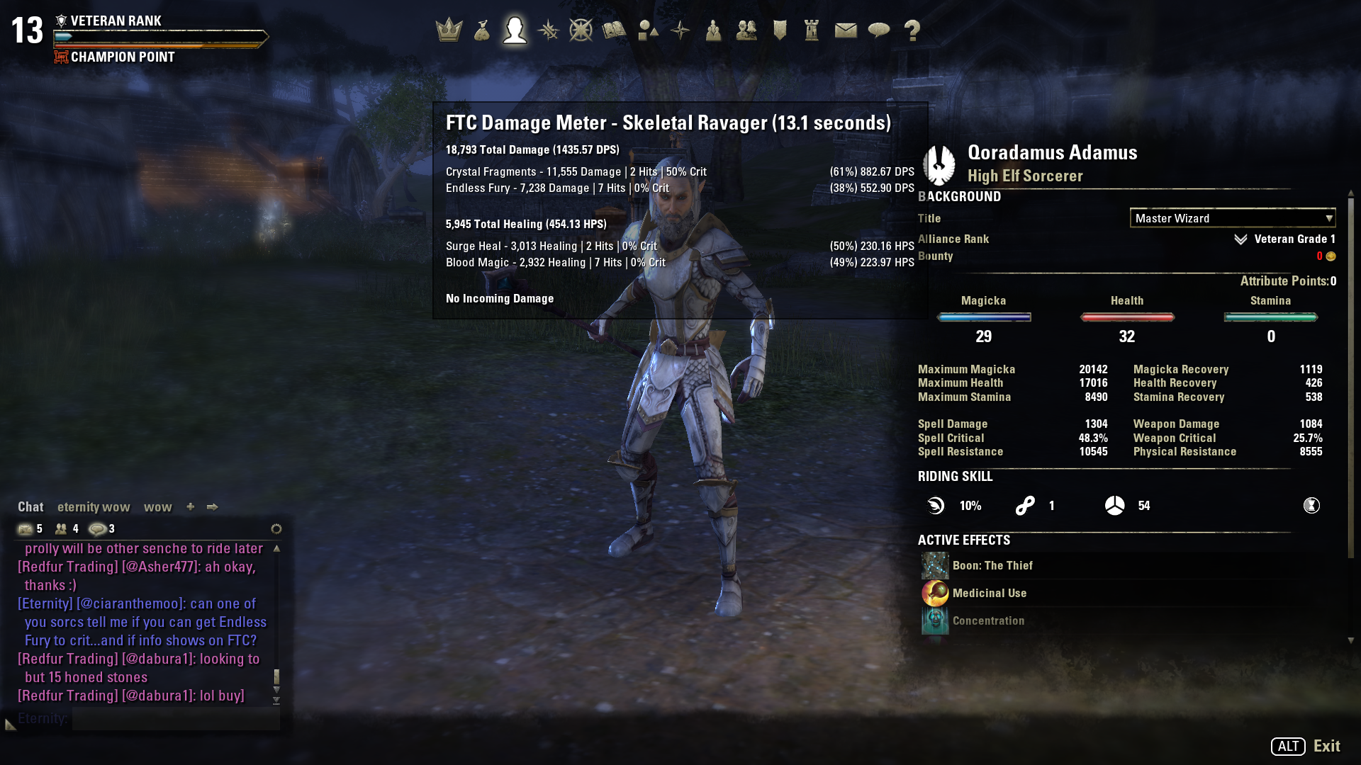 Endless Fury and heavy Lightening Attacks never crit?!? — Elder Scrolls ...