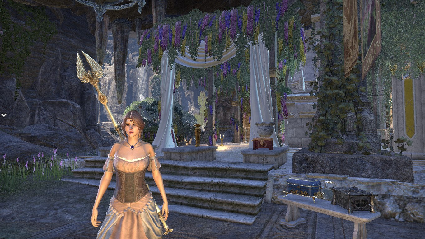 I made this home as an elemental palace, Air, fire, water and earth ...