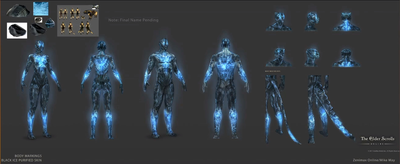 Whatever happened to this Black Ice Purified Skin? — Elder Scrolls Online