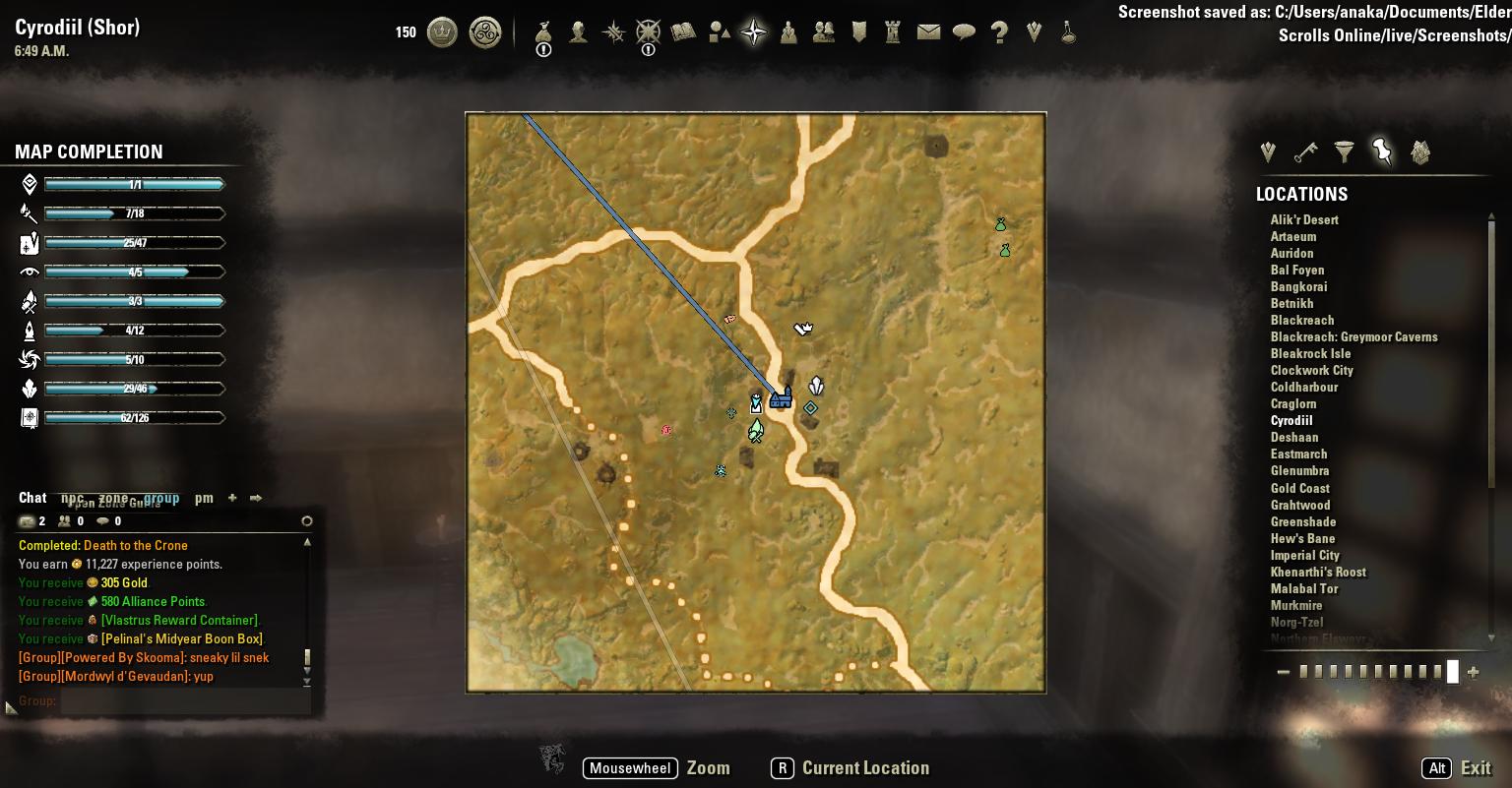 a walk into the void — Elder Scrolls Online