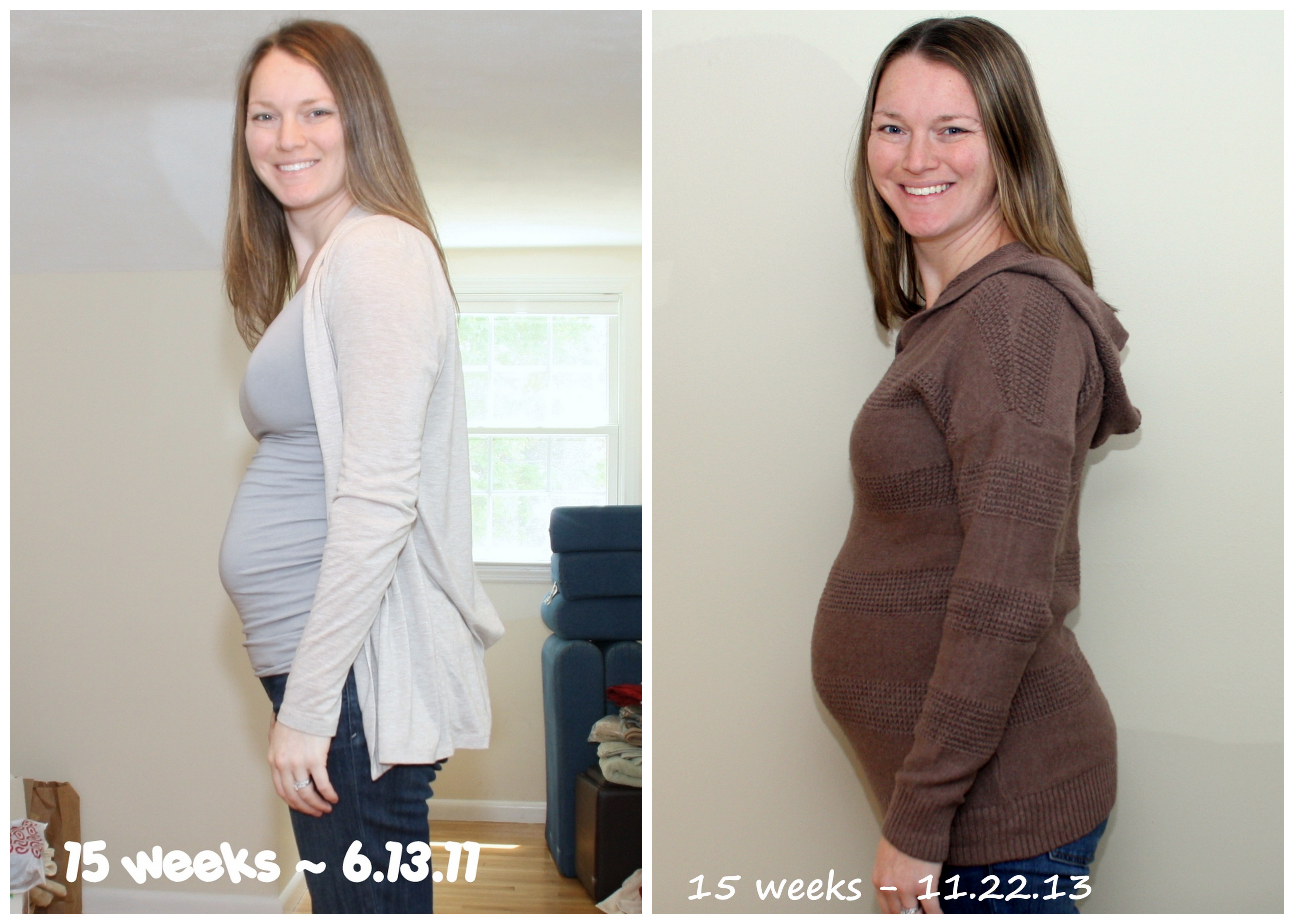 AW: 15 week bump comparison — The Bump