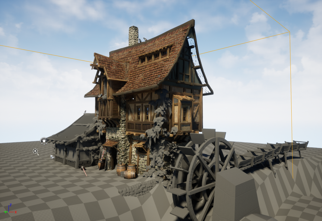 [UE5] Stylized watermill — polycount