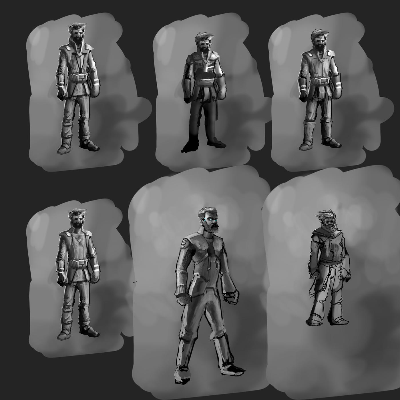 Deserted Captain — polycount