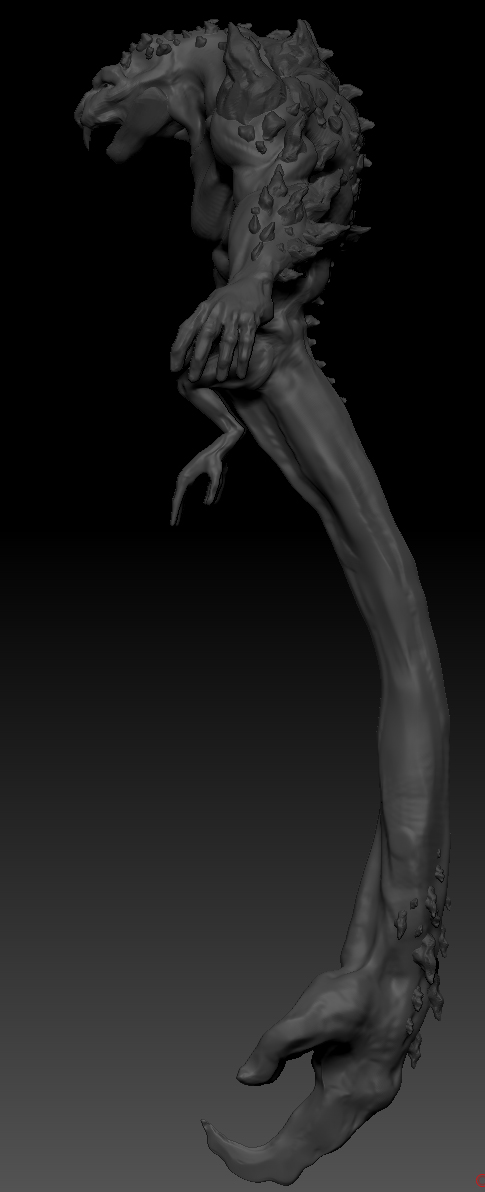 Primate Creature (WIP) — polycount