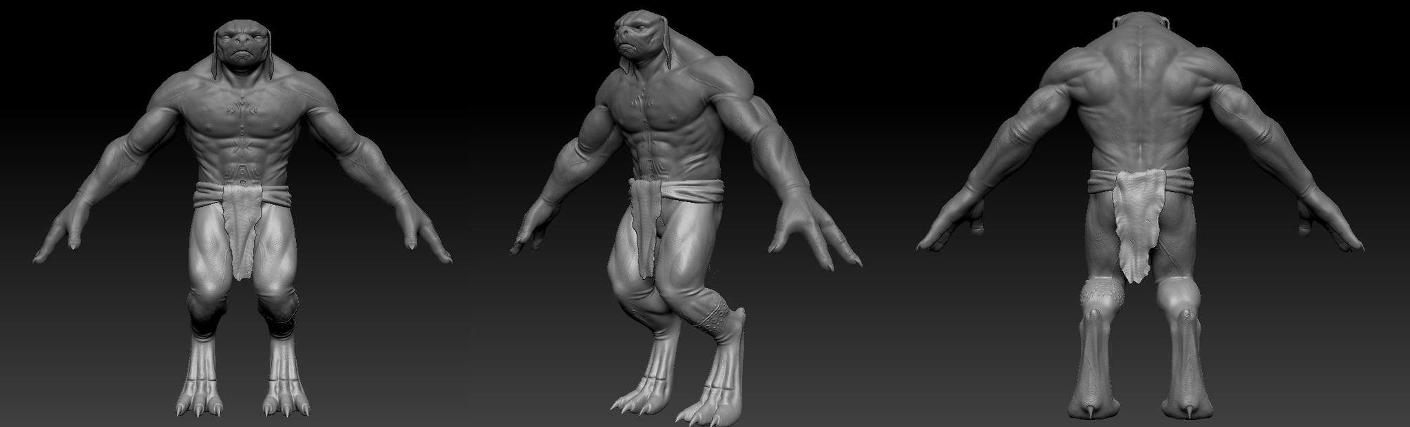 Creature WIP — polycount