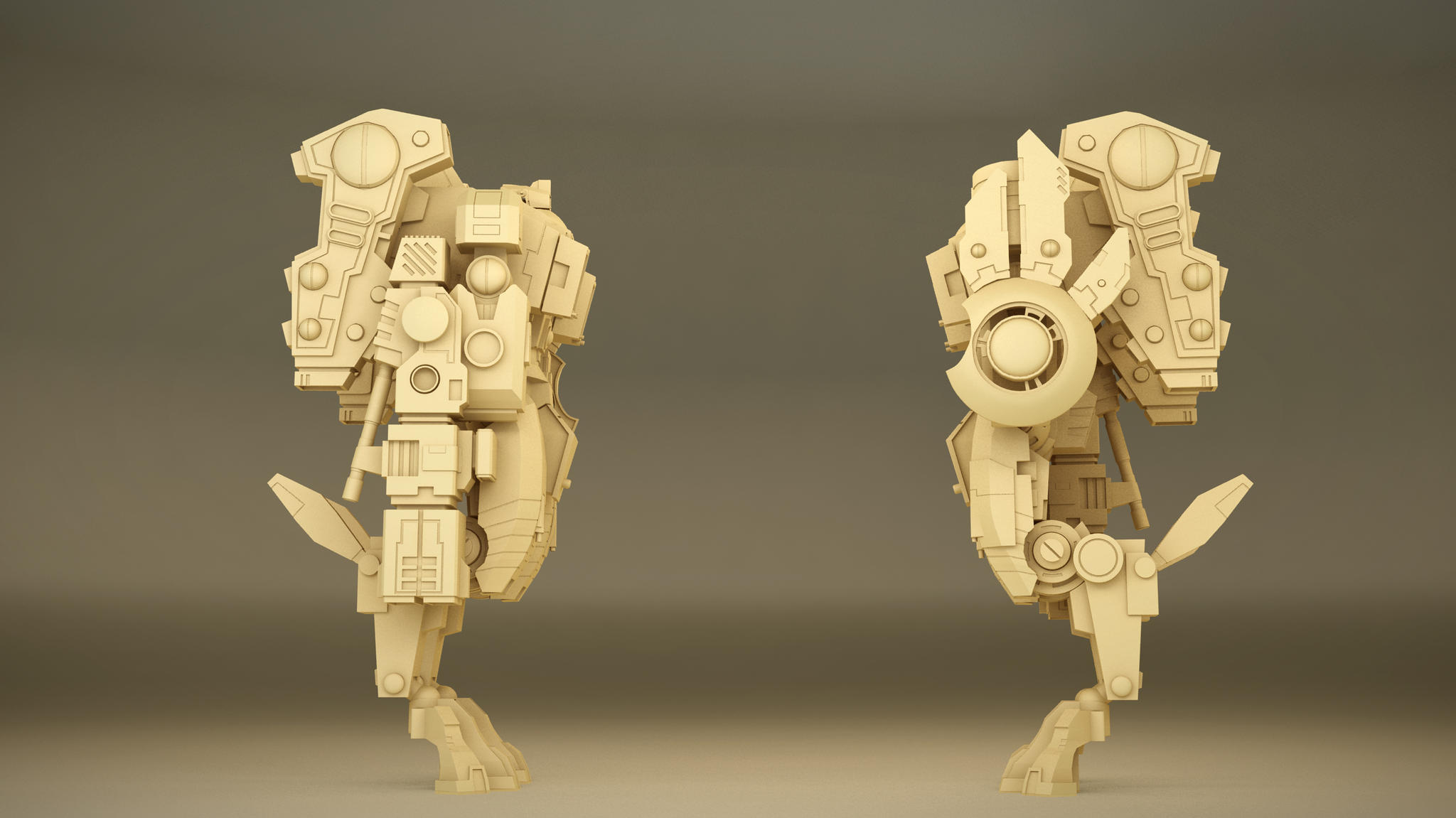 Flutenant Xander sketchbook — polycount