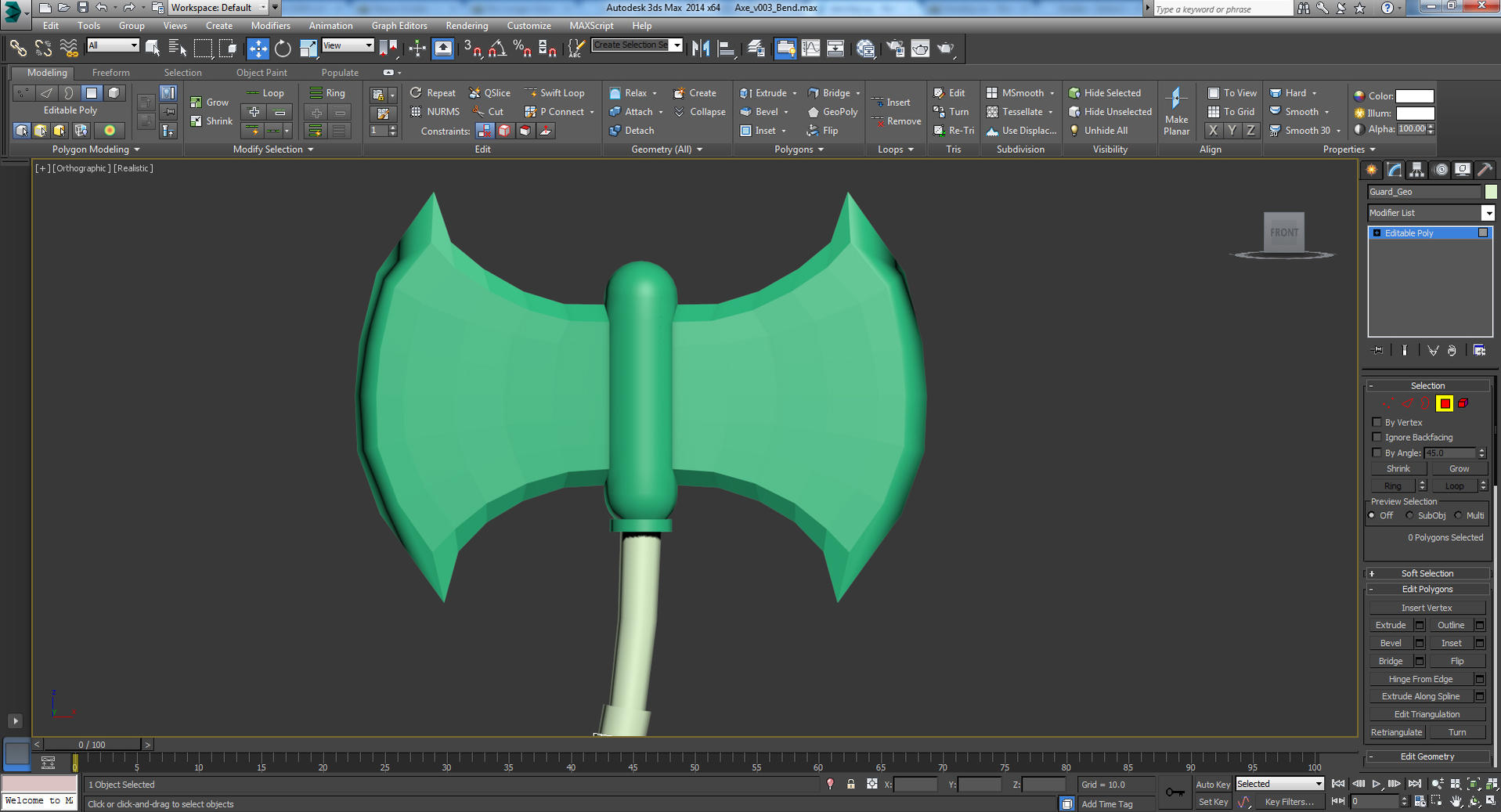 3DS Max Questions (from a noob) — polycount