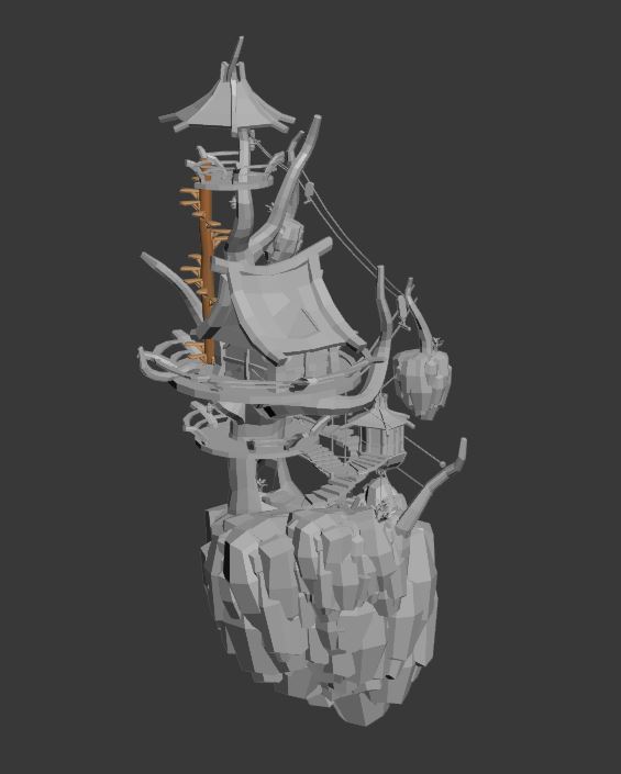 Tree_House_Composition_4_(WIP) — polycount