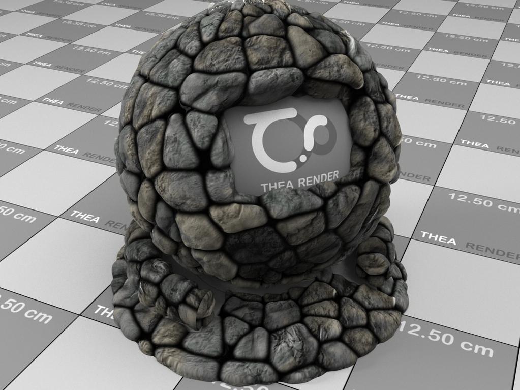 SD Distance and Edge Detect nodes, how to combine with a stone texture ...