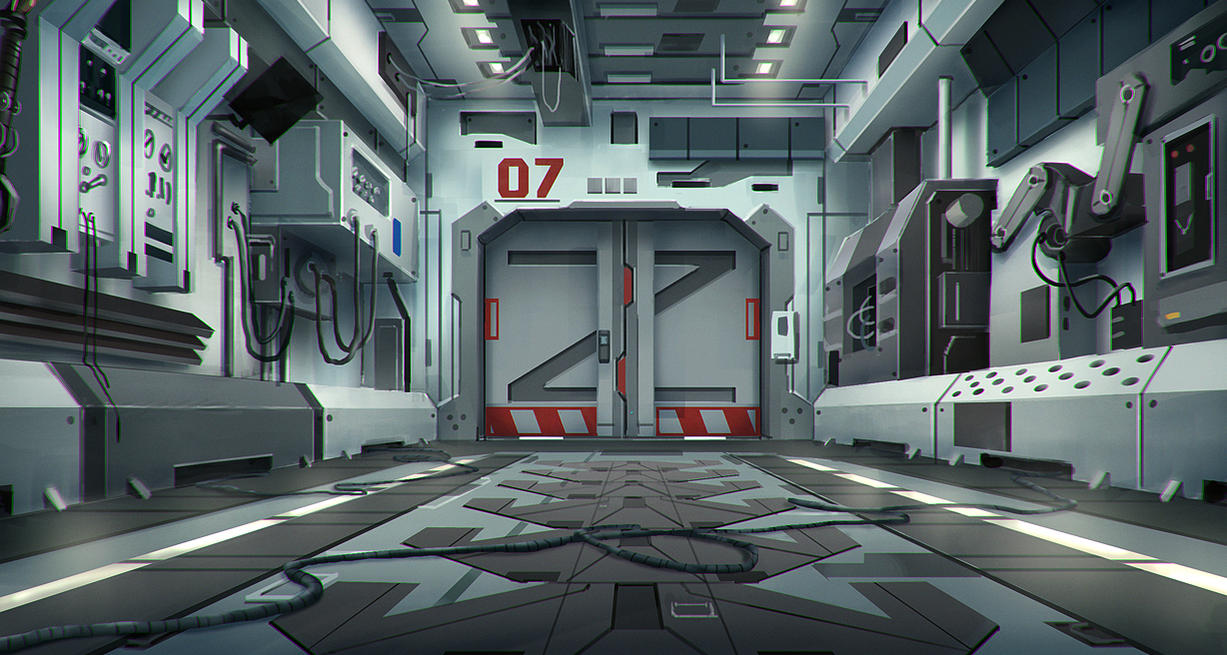 Sci Fi Corridor — polycount