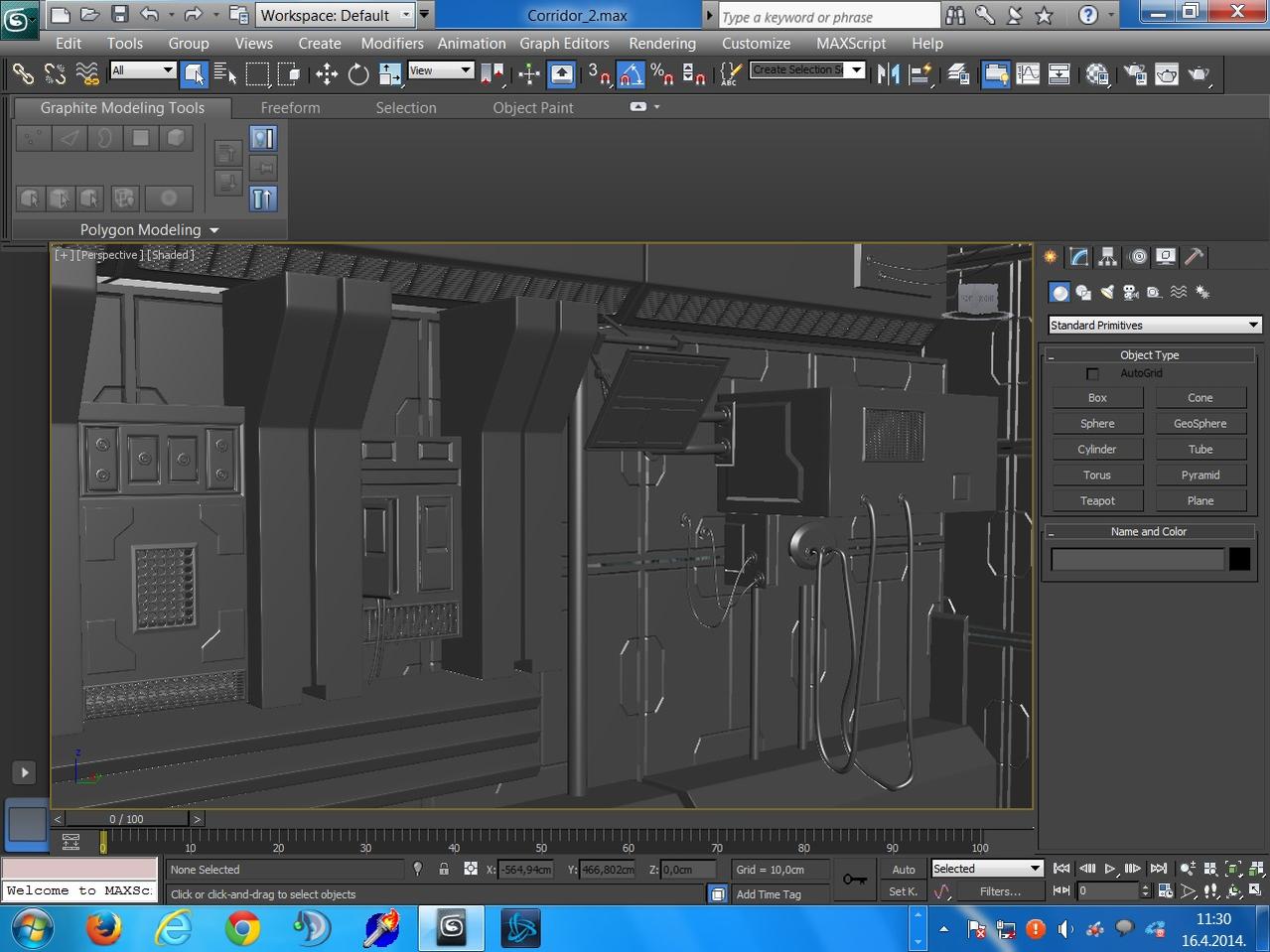 Sci Fi Corridor — polycount