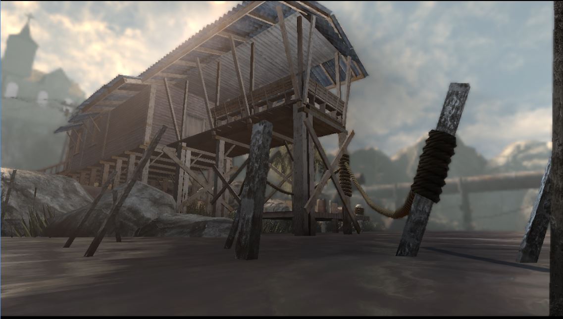 river town level design. — polycount