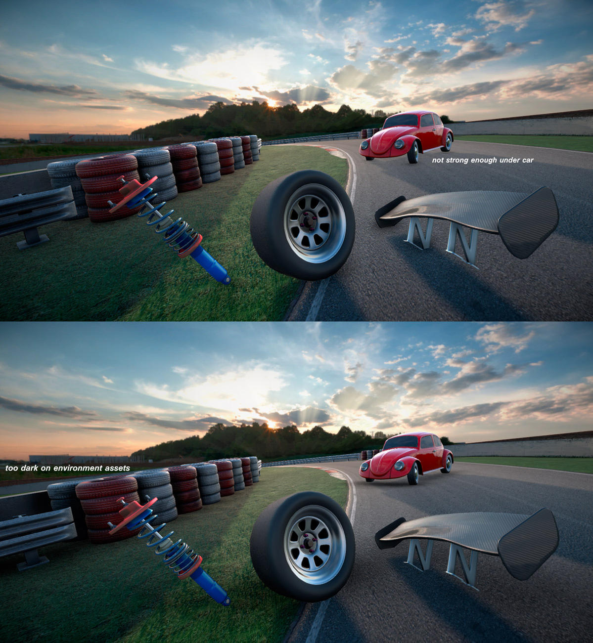 SSAO with different settings for one object? — polycount