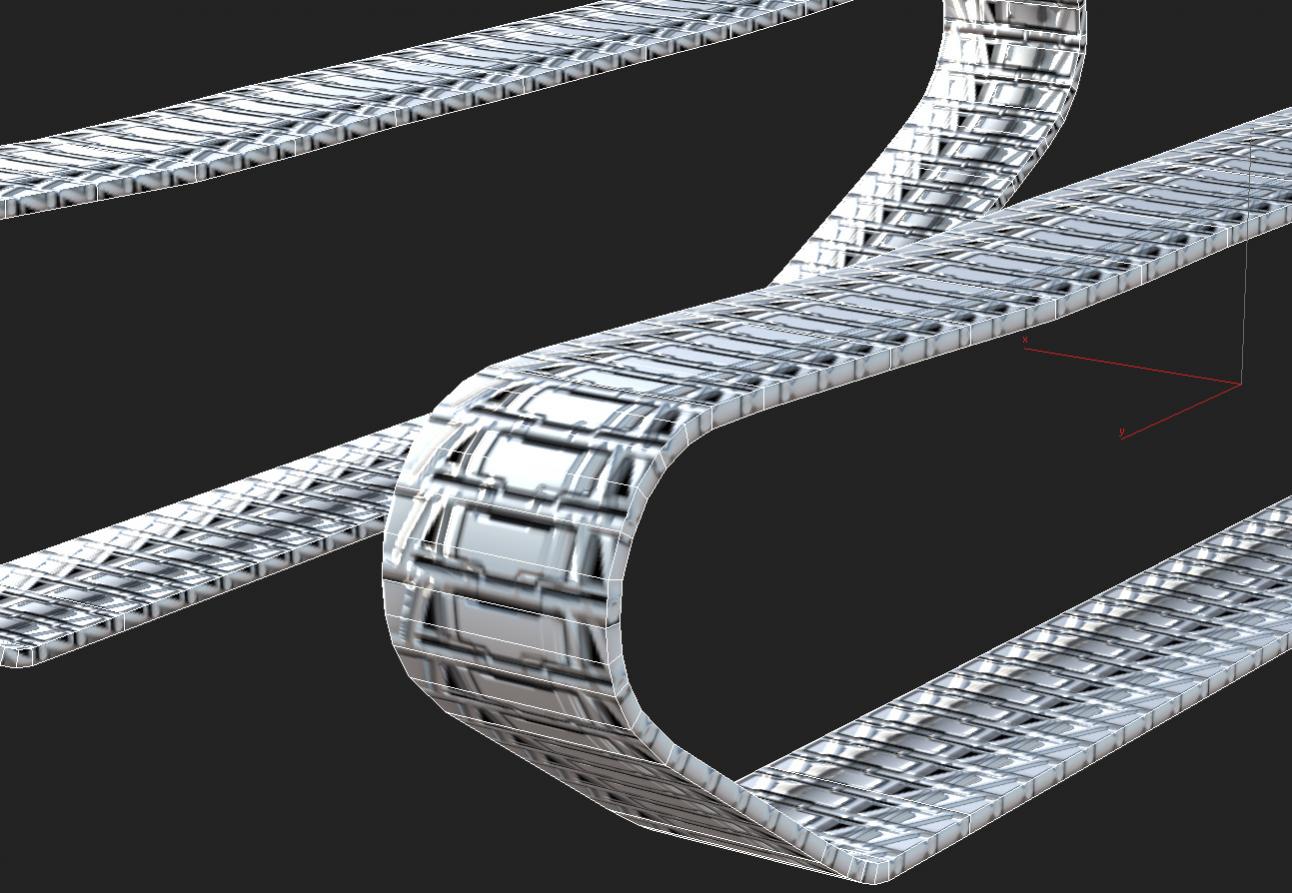 Modelling low-poly tracks — polycount