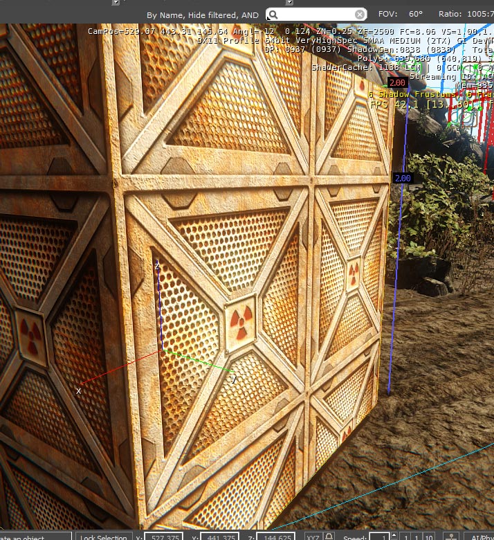 Weird texture issues in CryEngine 3 — polycount