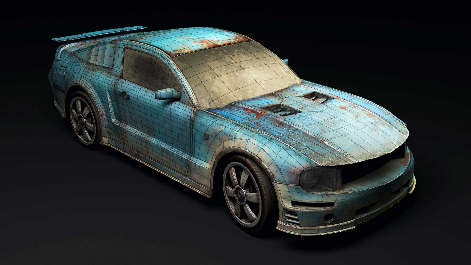 Automobile Modeling & Texturing — polycount