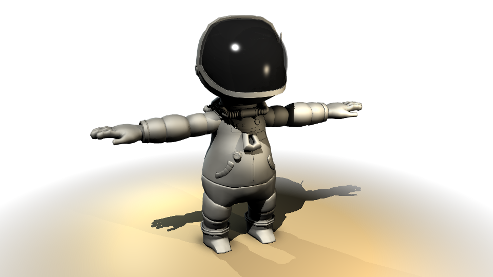 WIP Astronaut — polycount