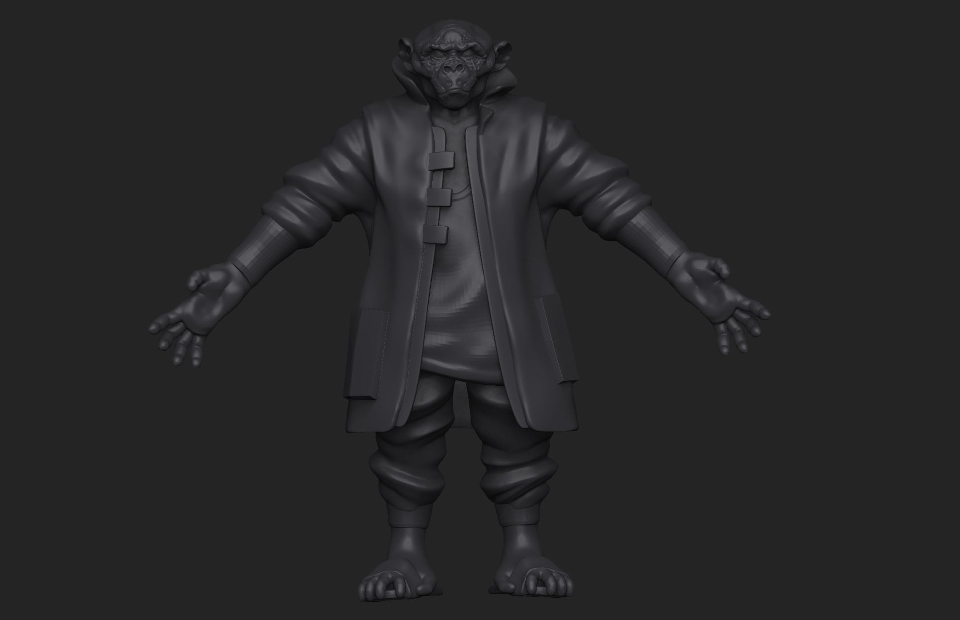 Cyberpunk bonobo project dump — polycount