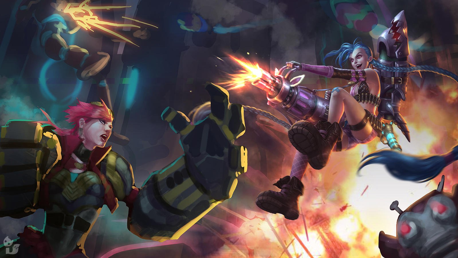 [Riot Art Contest] - Jinx vs Vi — polycount