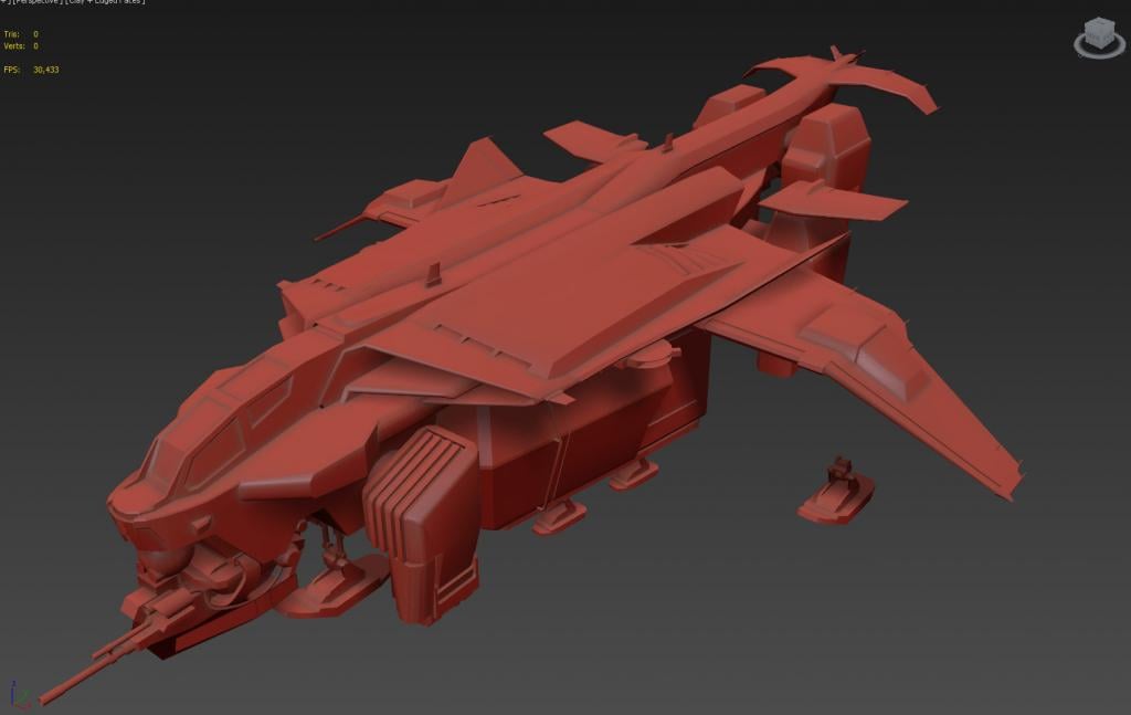isa dropship — polycount