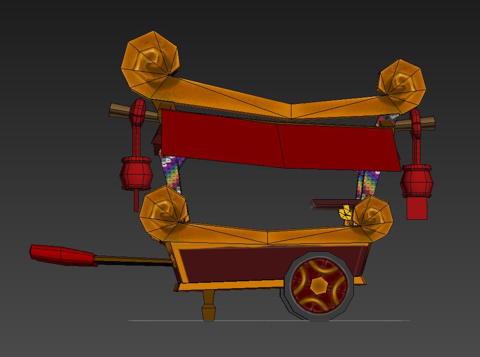 [WOW] pandaren Noodle Cart — polycount