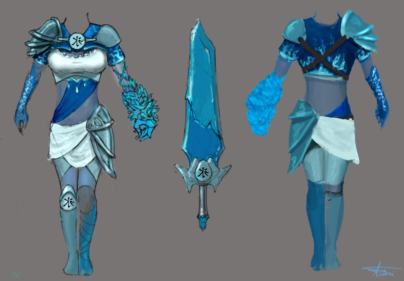 [Riot Art Contest] - Iceborn Riven — polycount