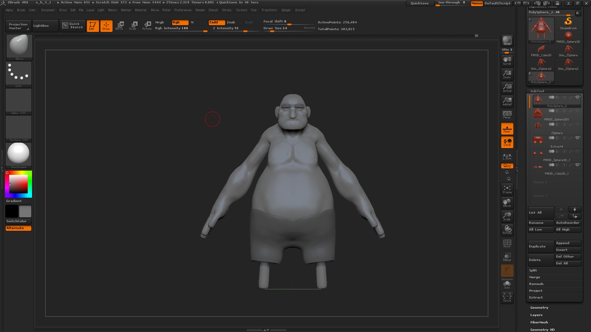 need help character modeling — polycount