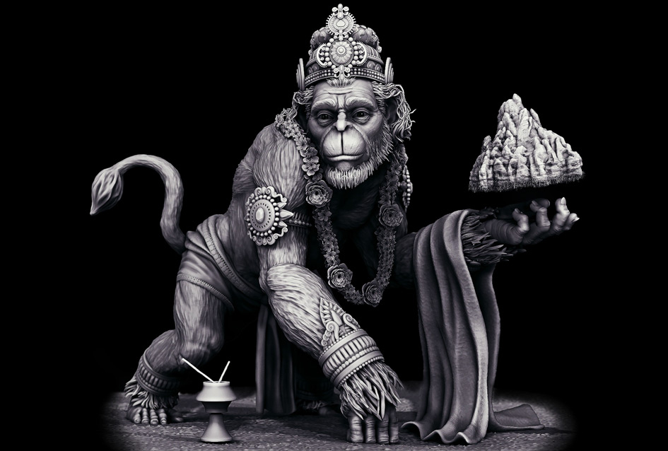 Hanuman — polycount
